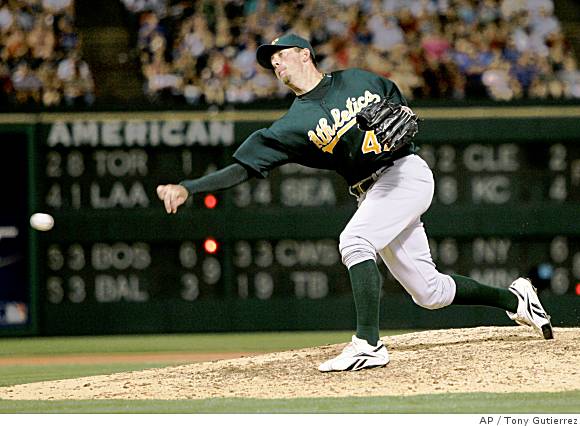 A's Ziegler took hits on way to bigs