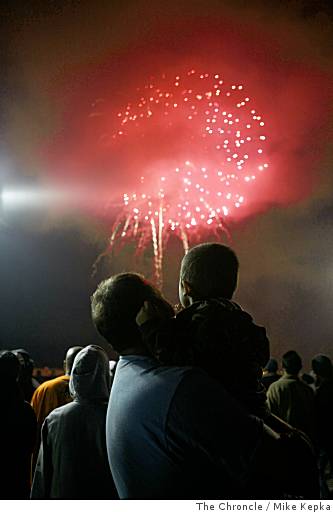 And the rockets' red glare