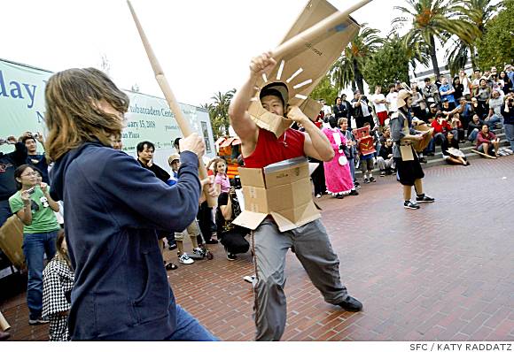 Don't miss: Cardboard Tube Fighting League Battle
