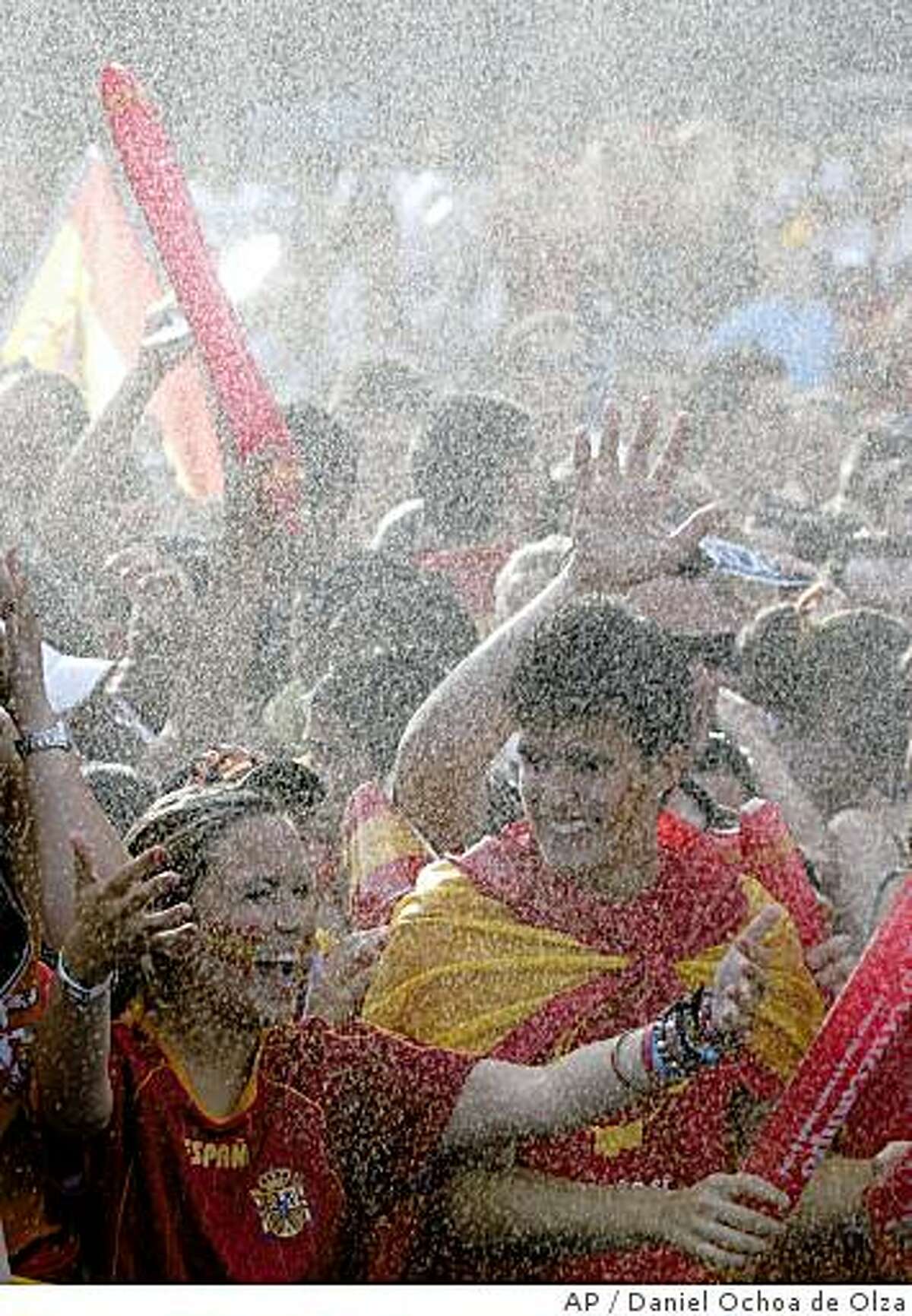 Spain celebrates European title