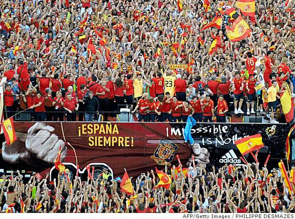 Spain celebrates European title