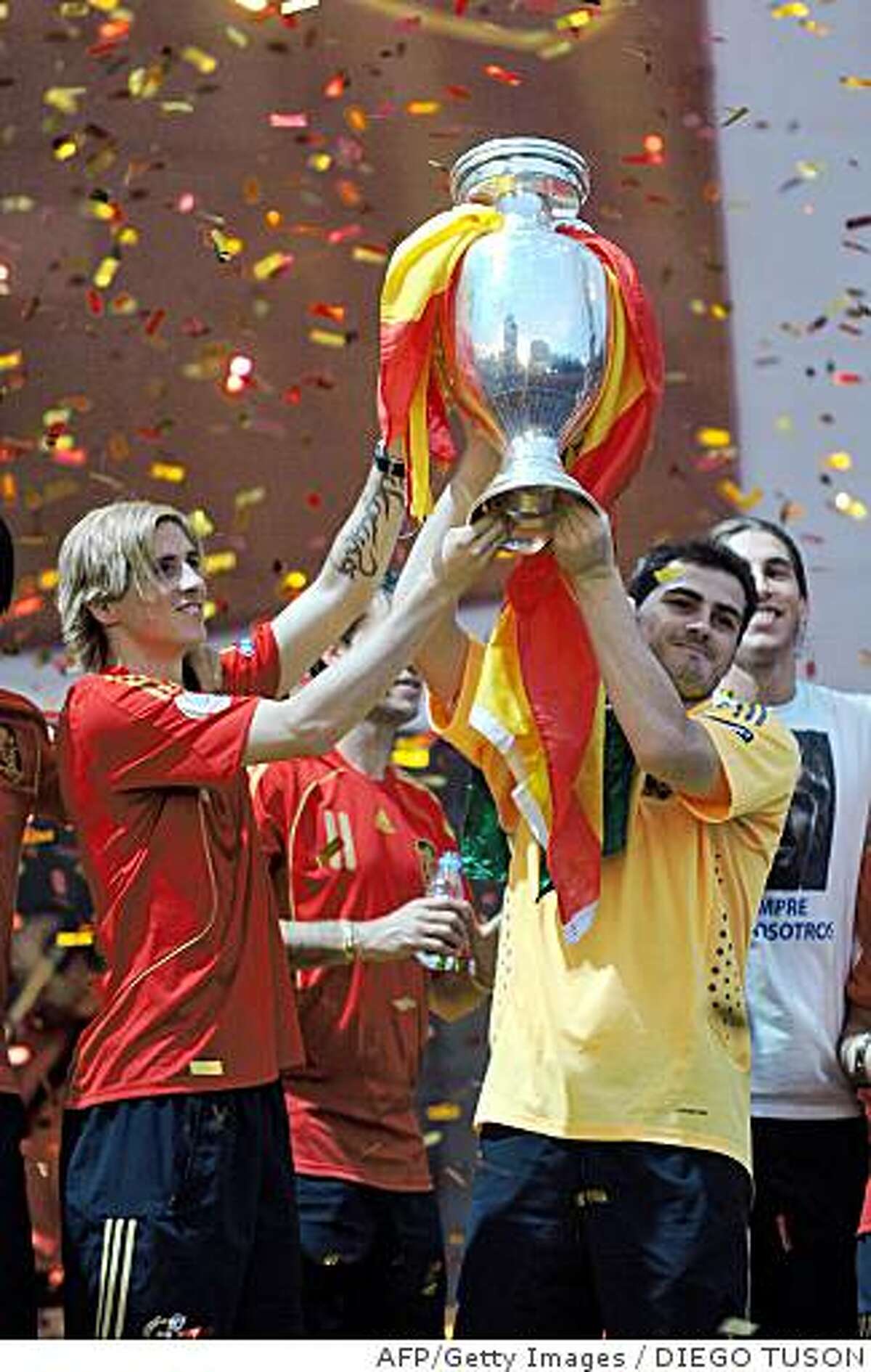 Spain celebrates European title