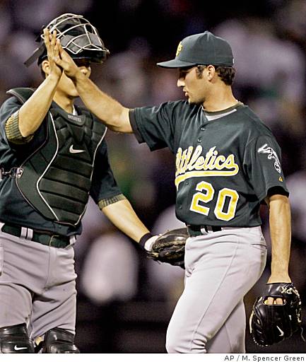 A's pitchers staying stingy
