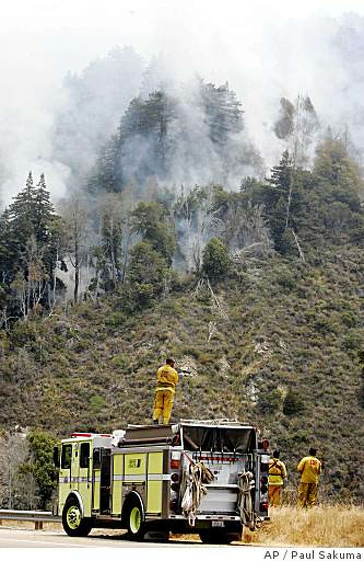 Car exhaust probably sparked Trabing Fire
