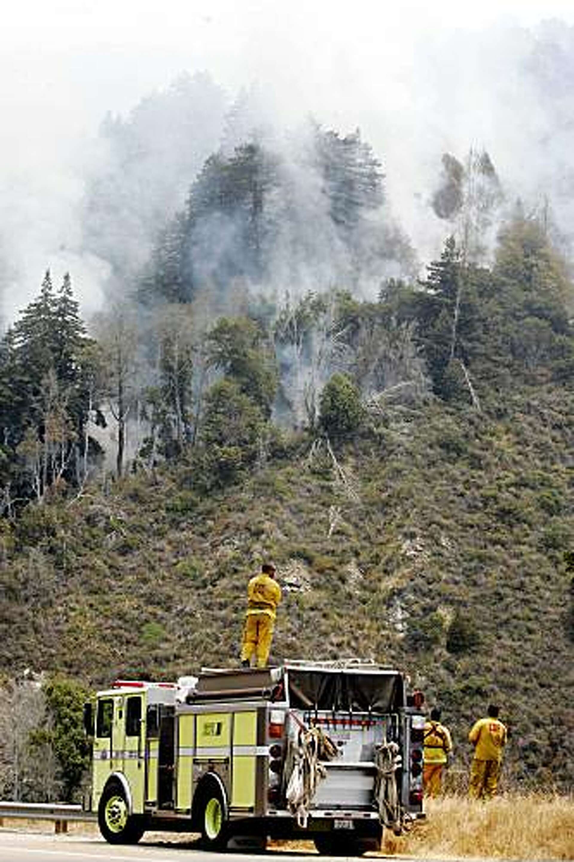 Car exhaust probably sparked Trabing Fire