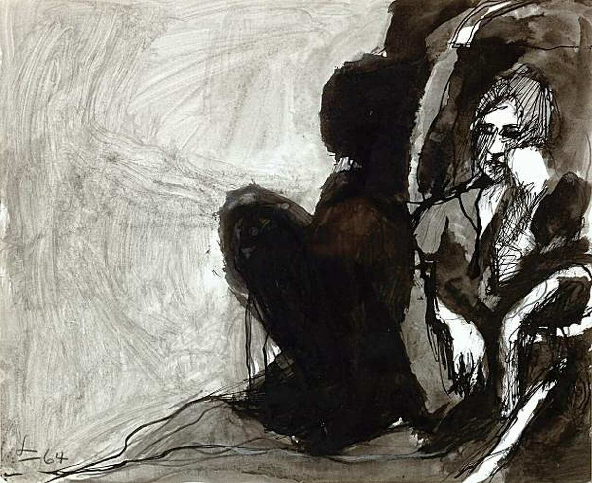 Frank Lobdell drawings on exhibit at Stanford