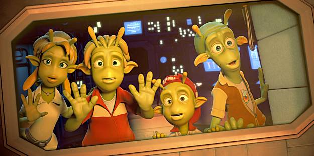 'Planet 51' fights invasion by a human