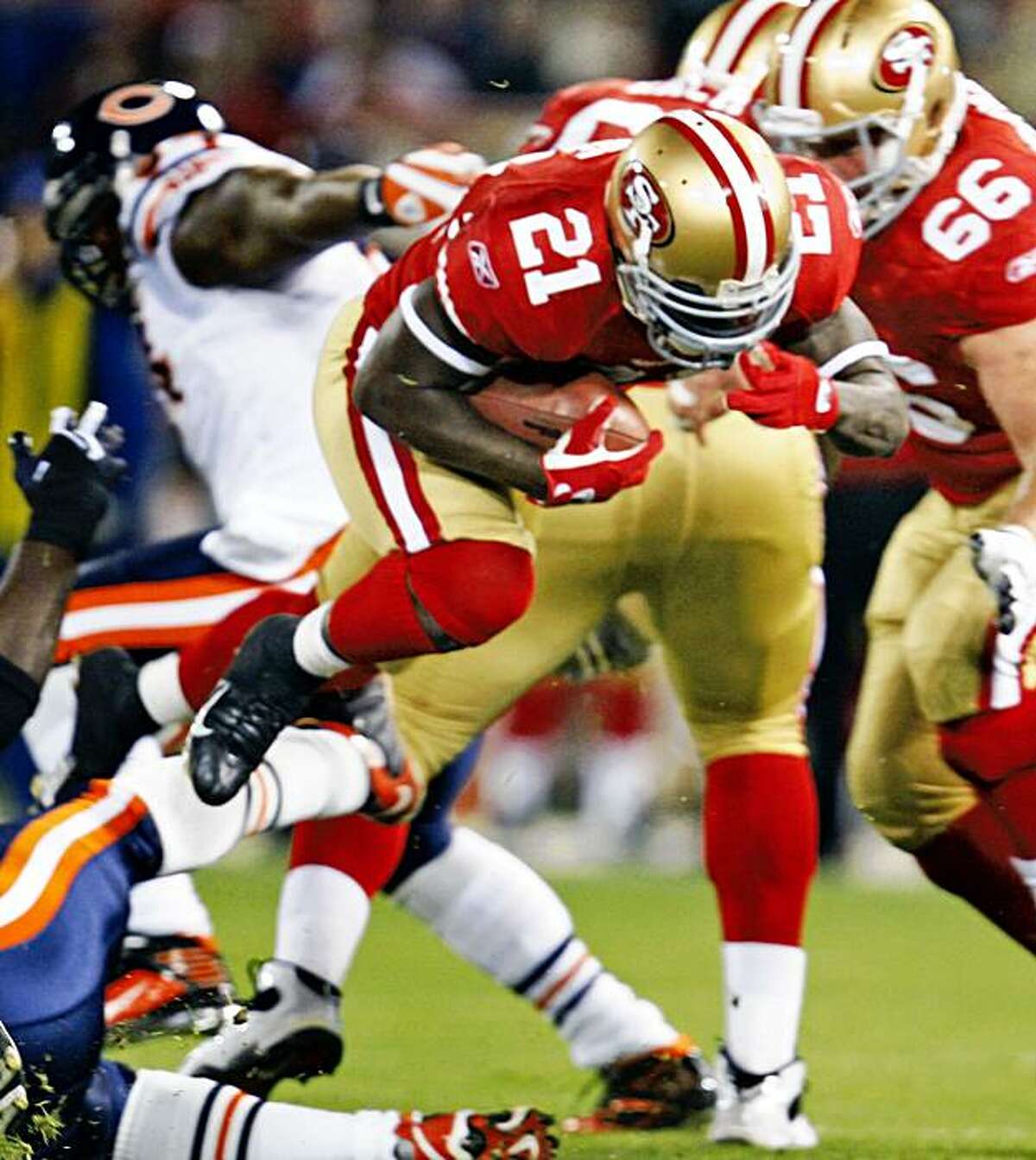 Five INTs give 49ers win over Bears