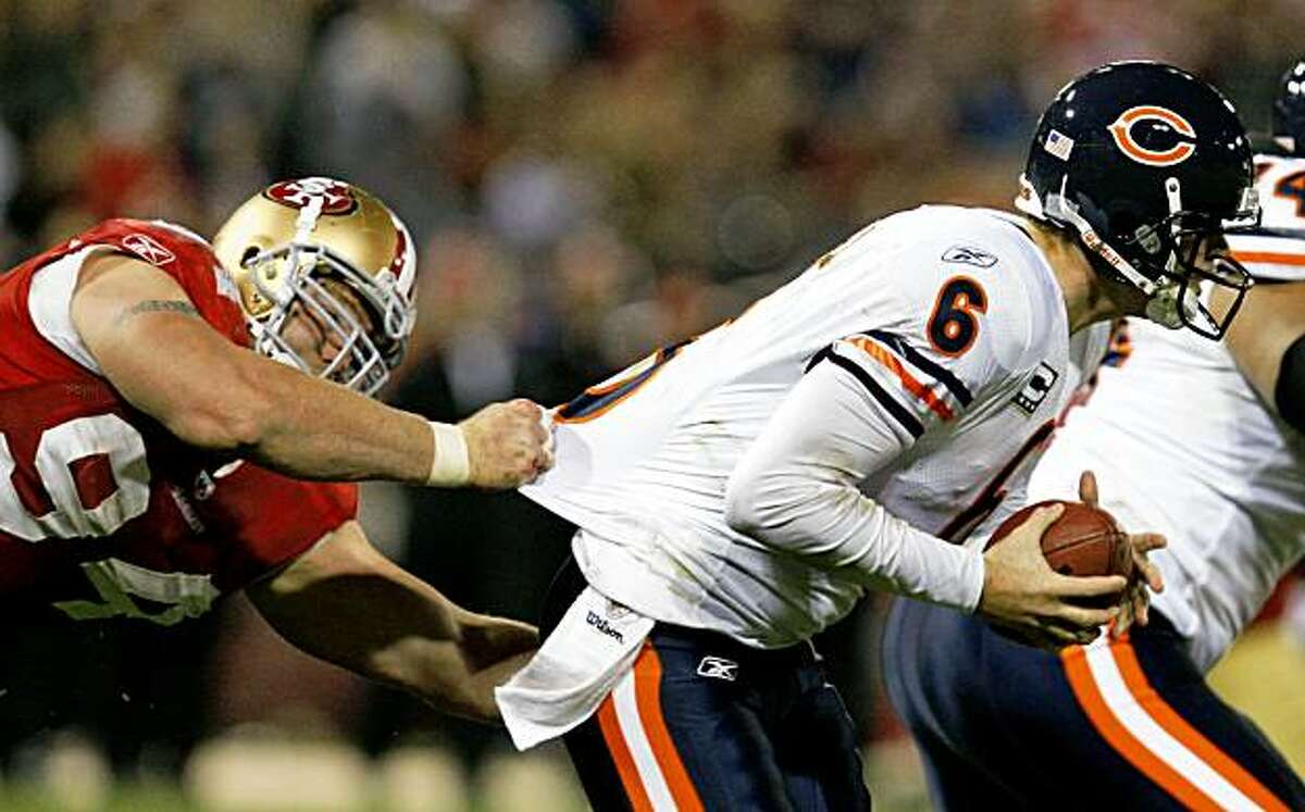 Five INTs give 49ers win over Bears