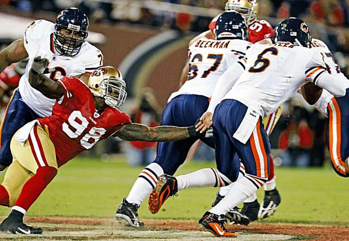 Five INTs give 49ers win over Bears