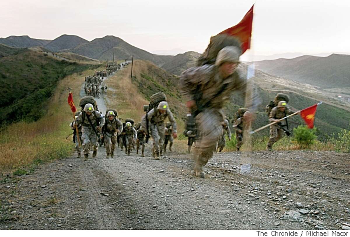 A final test for recruits who would be Marines