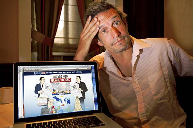 Andy Bichlbaum in 'The Yes Men Fix the World'