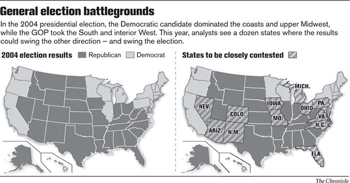 Political map could be redrawn on election day