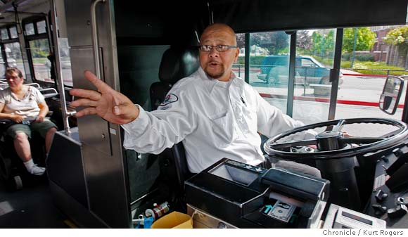 Top bus driver followed a winding path