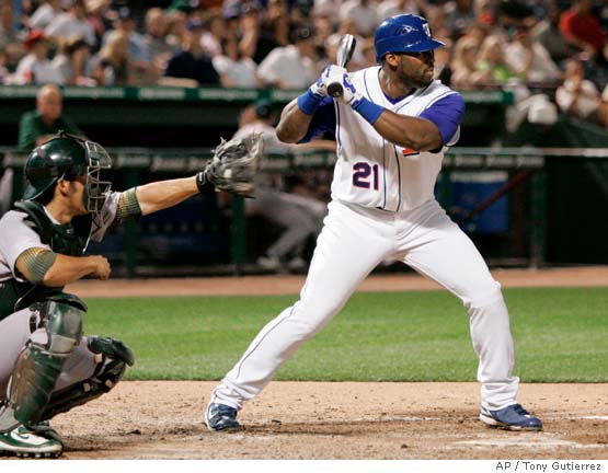 Texas, Bradley sink A's again