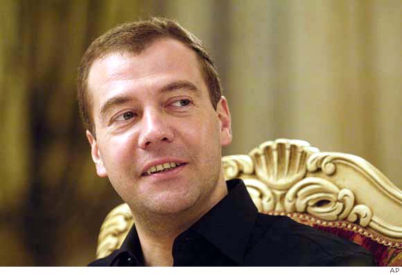 Medvedev sworn in, but is he in charge?