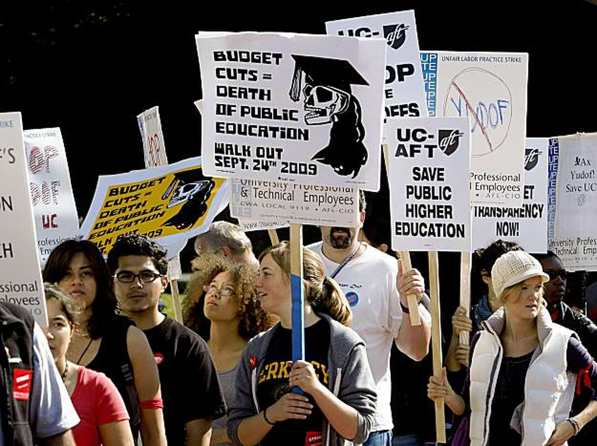 Thousands march in Berkeley over UC cuts