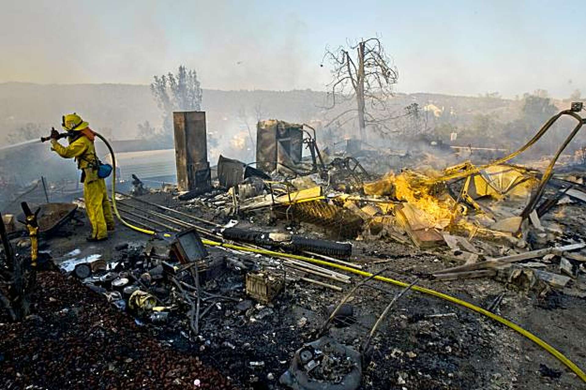 Homes destroyed in Auburn fire