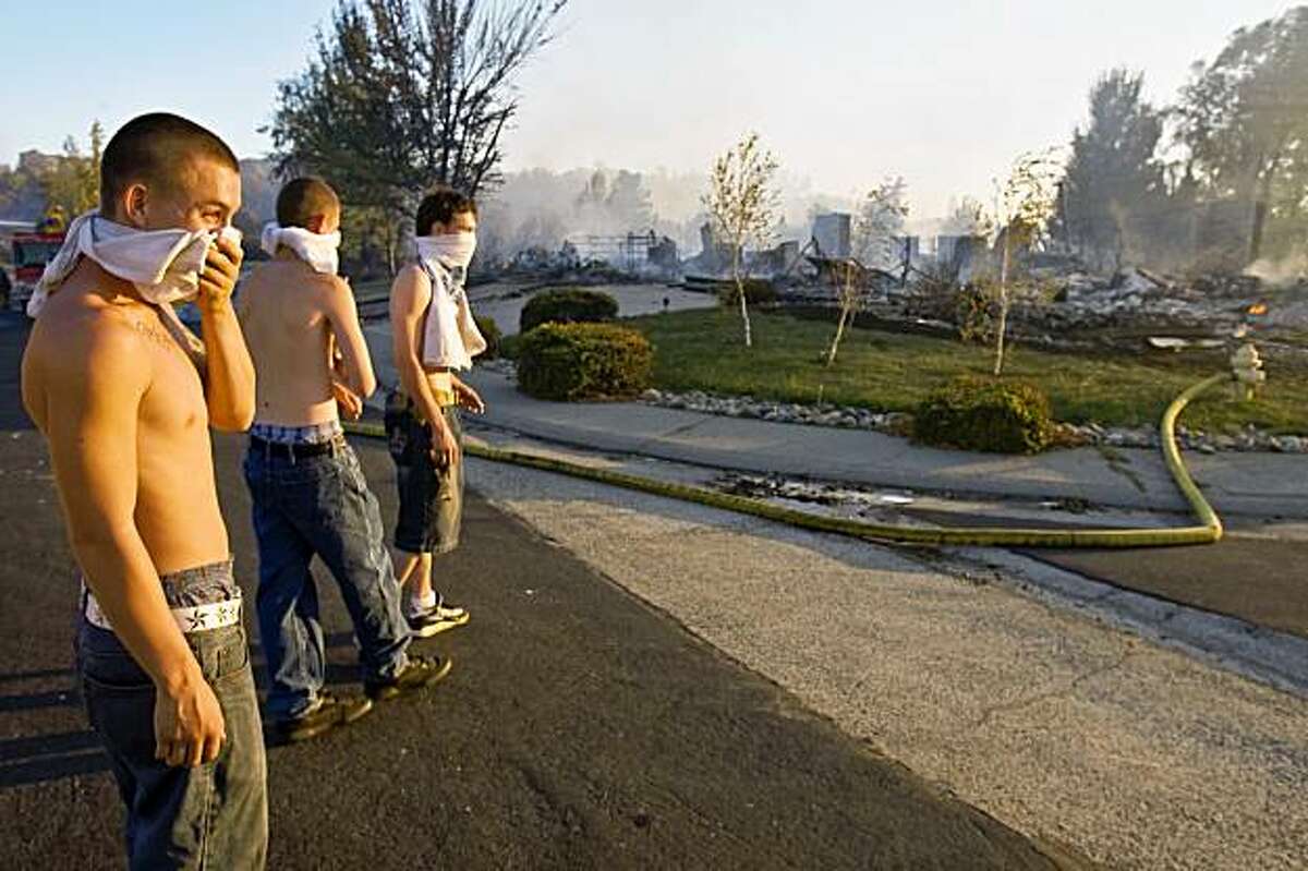 Homes destroyed in Auburn fire