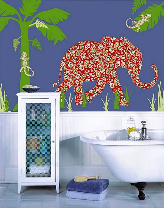Giant stickers can transform a room