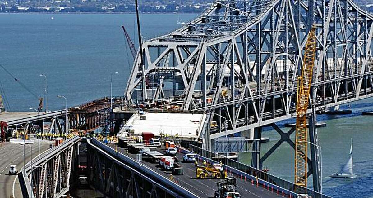 Bay Bridge detour done; problem needs extra day