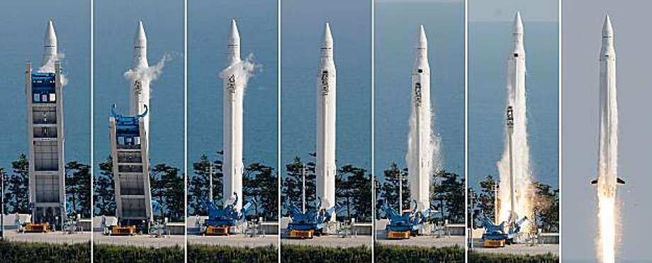 South Korea's first rocket launch falls short - SFGate