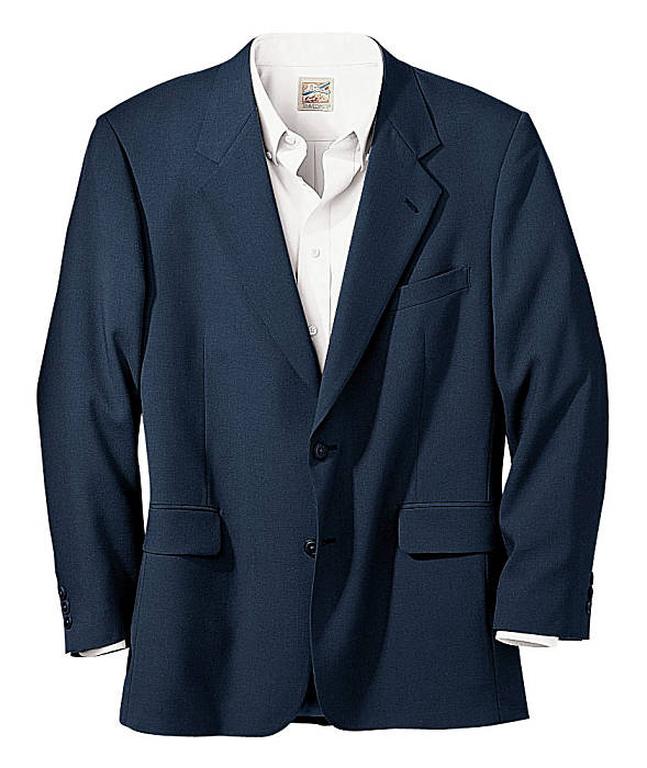 This blazer stays smooth