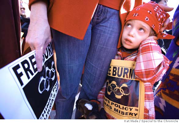 These Olympic torch protests unprecedented