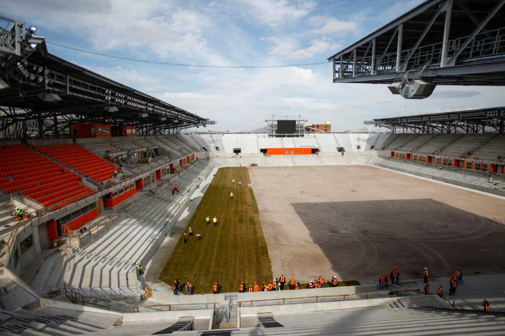 Dynamo, fans excited as new stadium takes shape