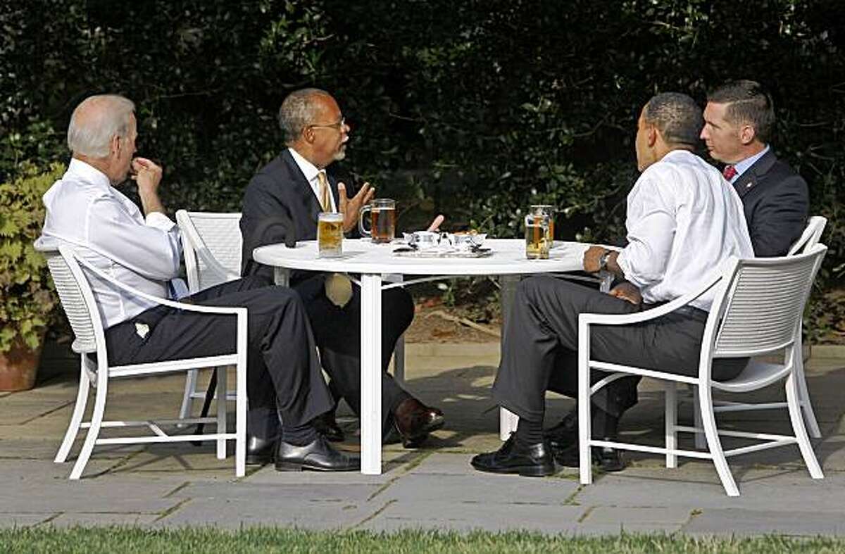 Beer and pledges to move on over Gates row