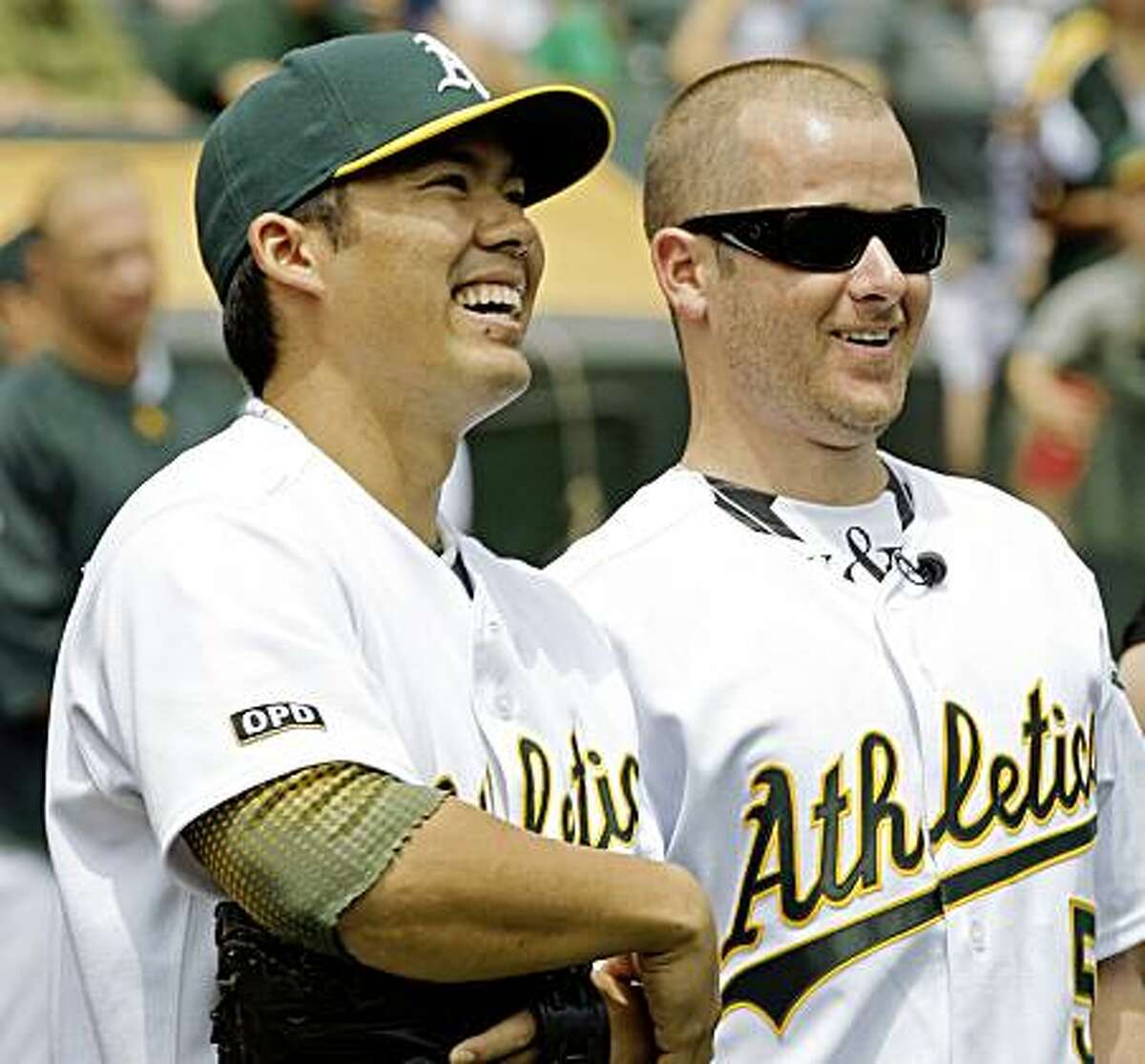 A's take moment to be thankful