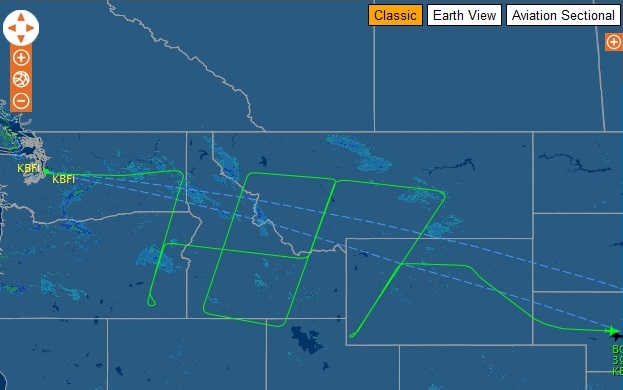 Boeing 787 Dreamliner flies '787' over U.S.
