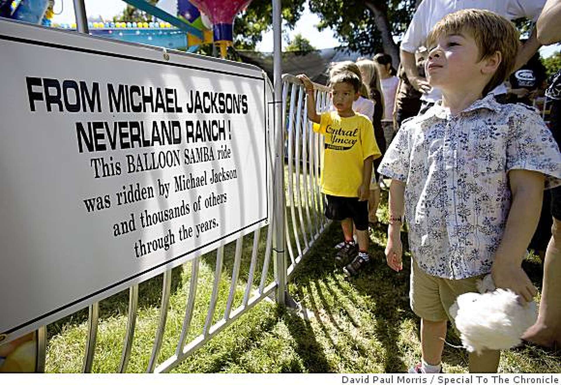 Ride from Jackson's Neverland ranch at fair
