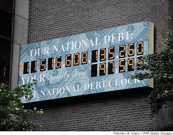U.S. deficit exceeds $1 trillion to set record
