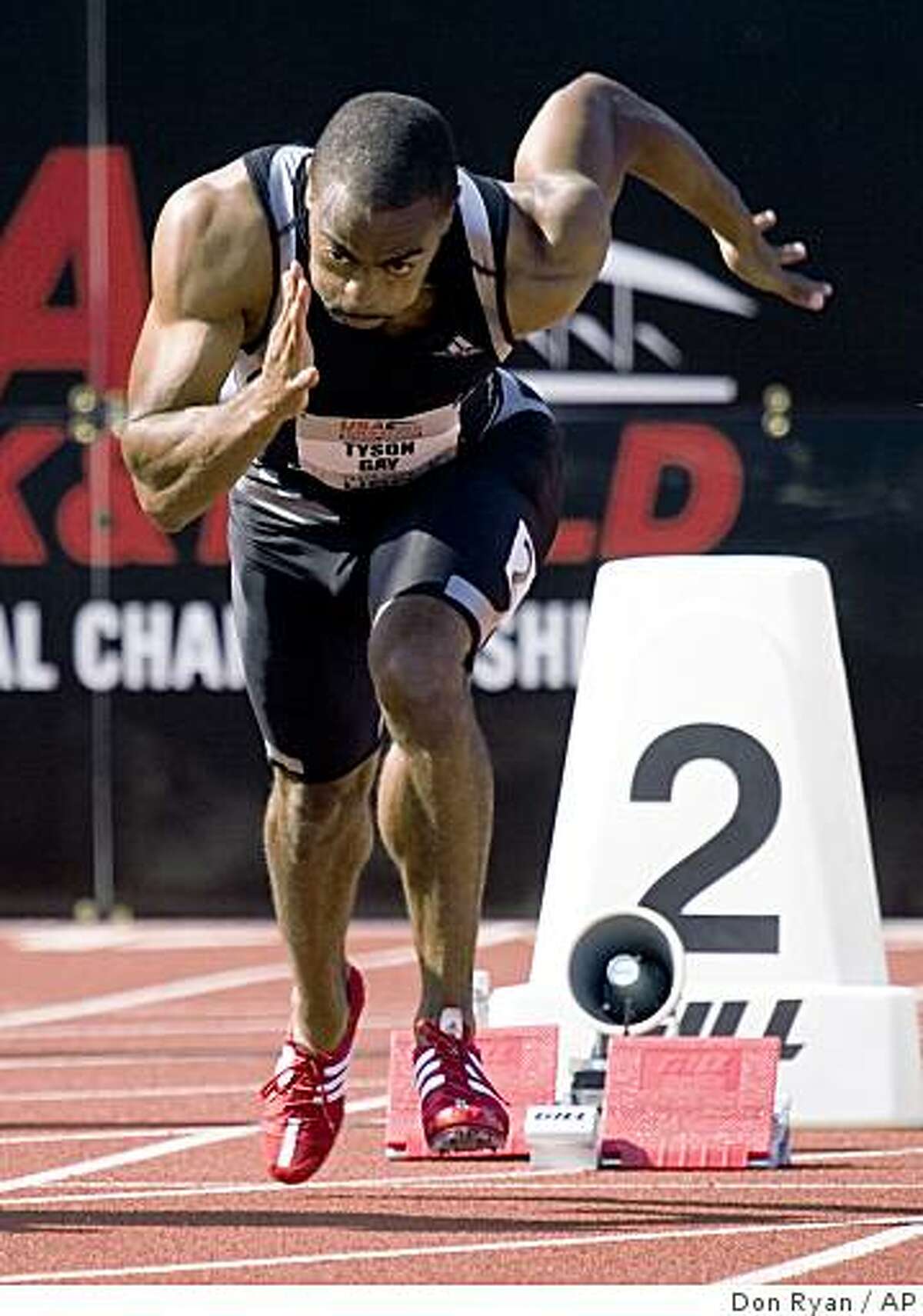 Tyson Gay tests positive for banned substance