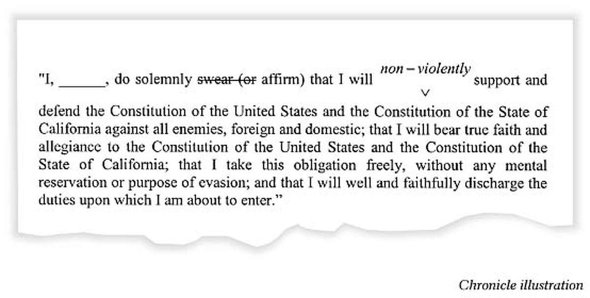 Quaker teacher fired for changing loyalty oath