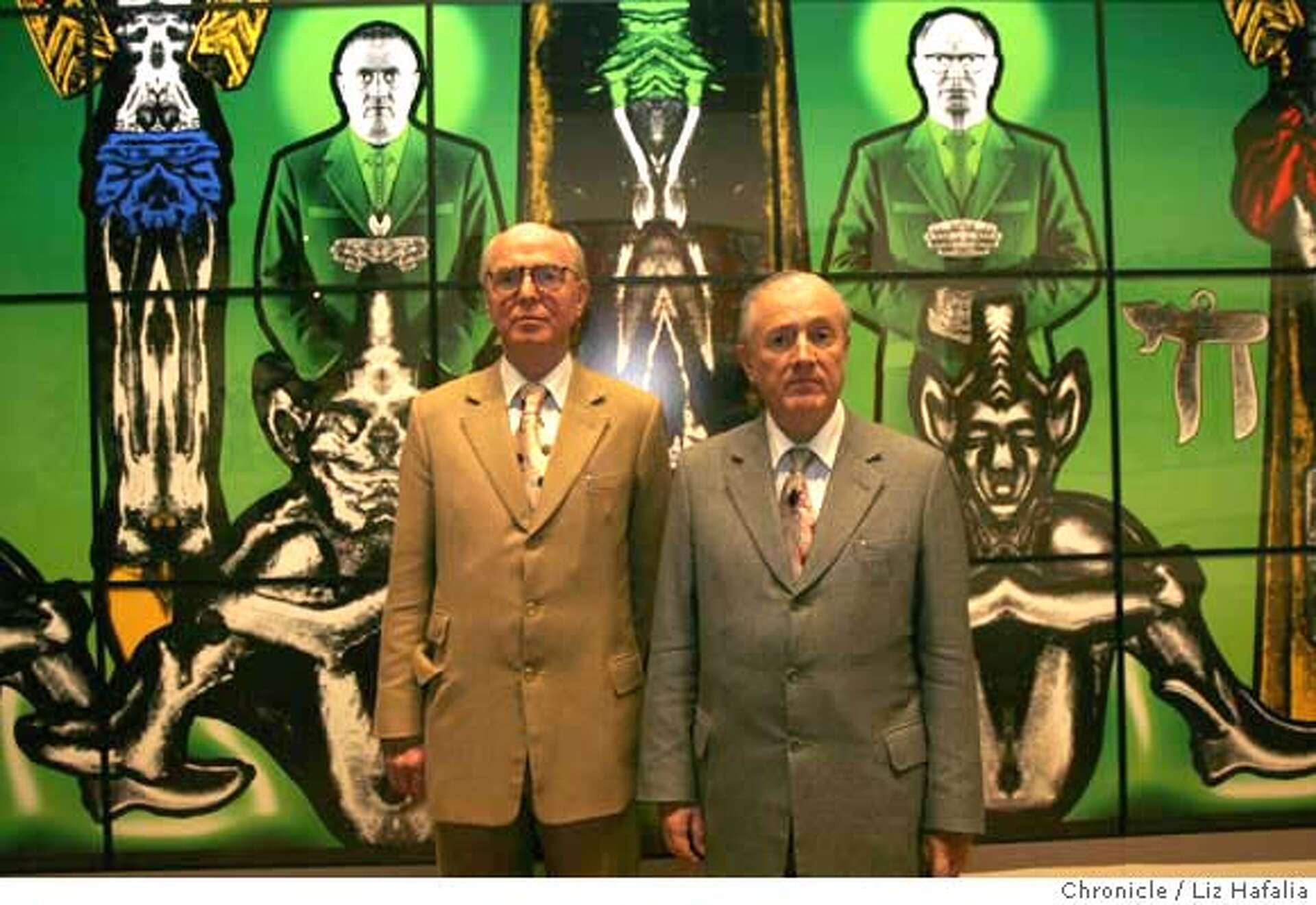 Gilbert and George's art might make you squirm