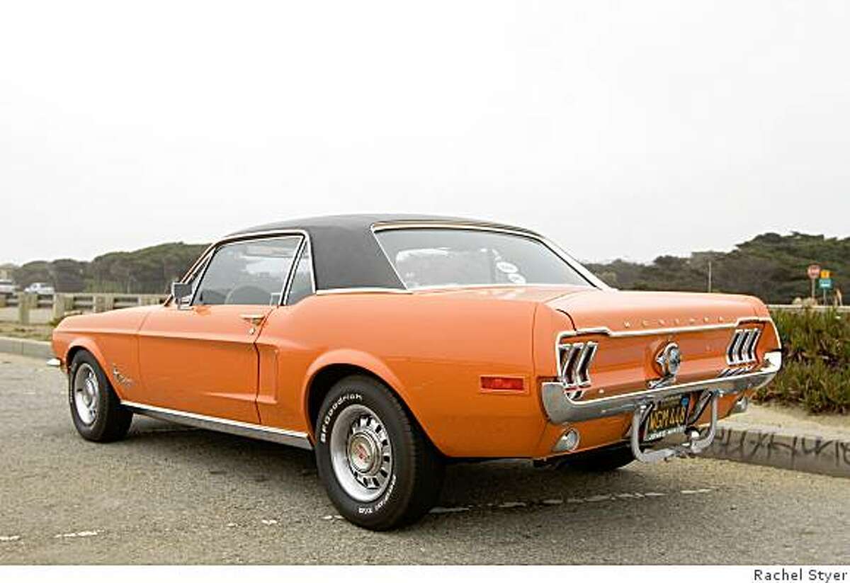 My mom and the Mustang