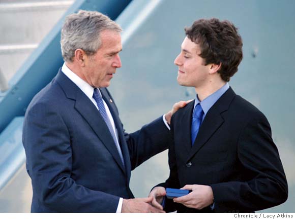 Bush at SFO, Hillsborough