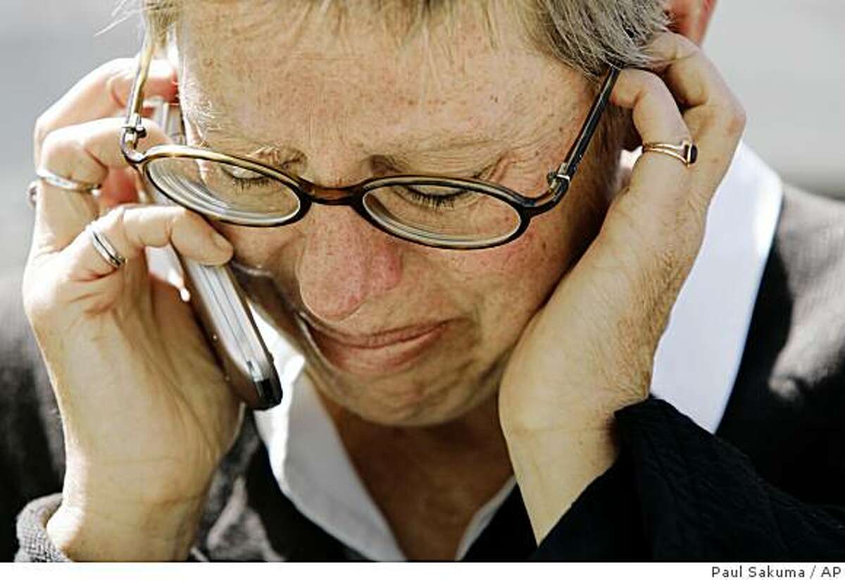 Same-sex marriage protestors stop traffic