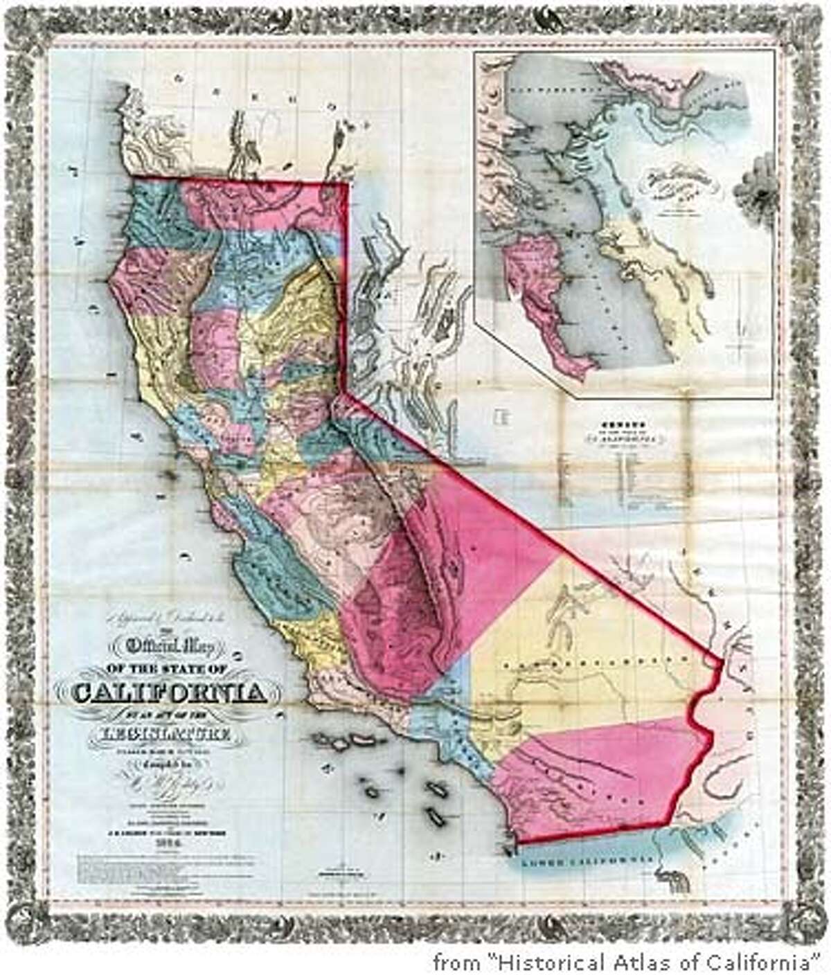 Every picture in 'Historical Atlas' tells California's story