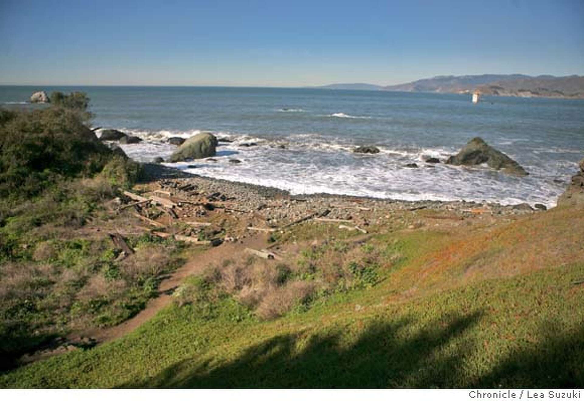 Mile Rock Beach at Lands End: