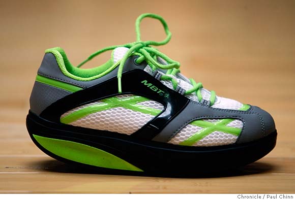 The latest negative-heel footwear promises a workout by walking