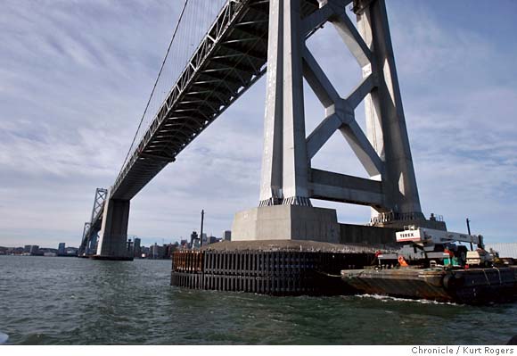 Ready to fend off vessels, bridge protection restored