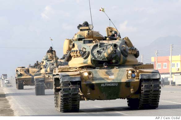 Turkey chases rebels into Iraq