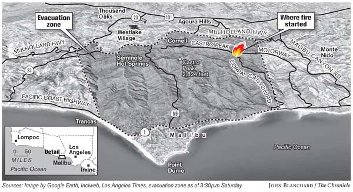 Malibu residents flee yet another destructive fire