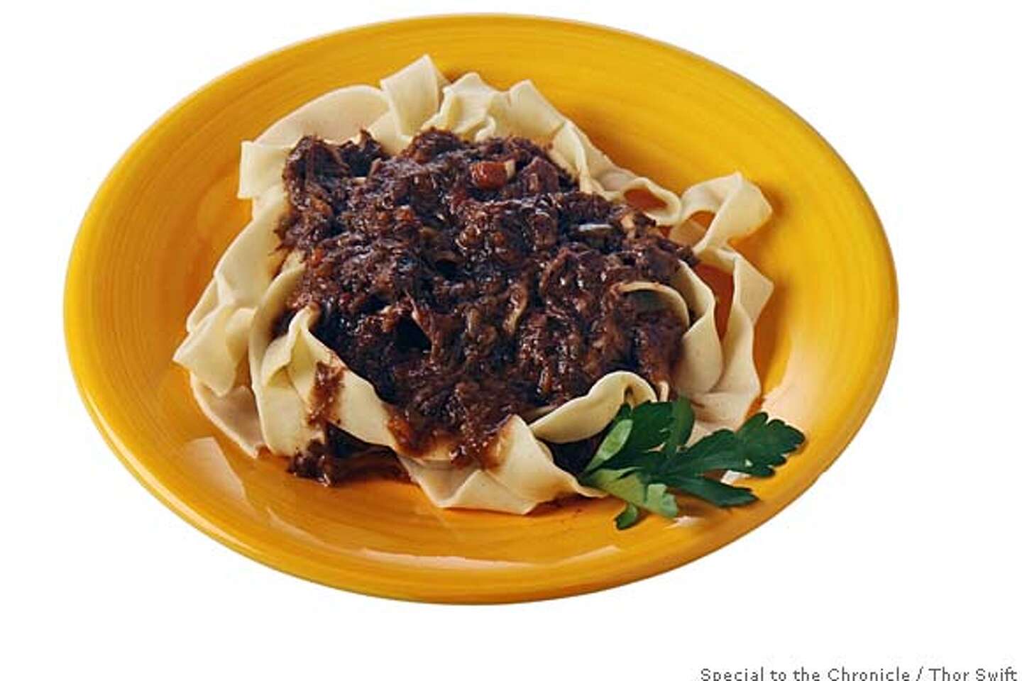 Pairings: Beef cheek ragu pappardelle to match Italian Amarone wine