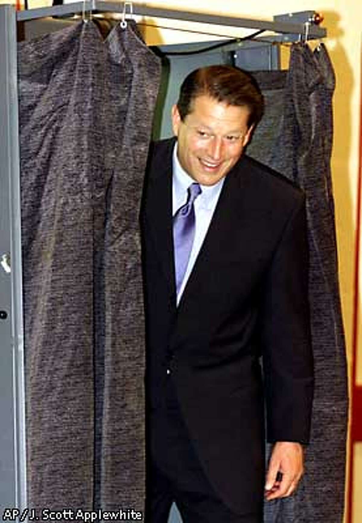 NECK AND NECK / Gore concedes to Bush, then reverses himself as Florida ...