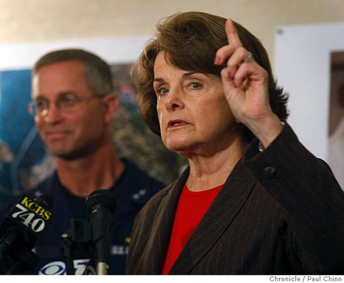 Feinstein blasts response to oil spill