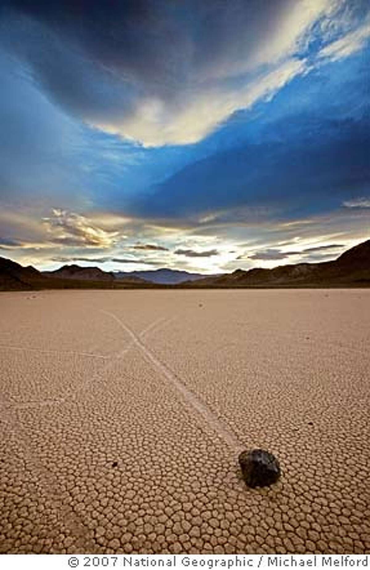 Tim Cahill explains how rocks go on a walkabout in Death Valley